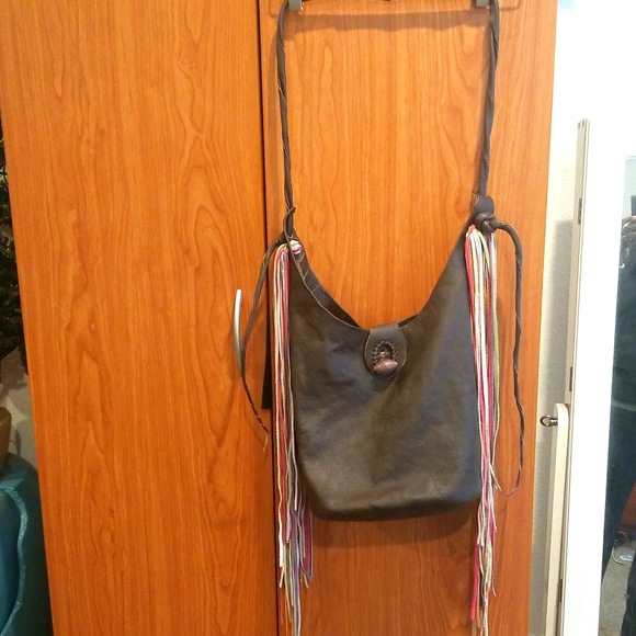 no brand | Bags | Bohemian Soft Leather Side Fringe Tote Bag | Poshmark